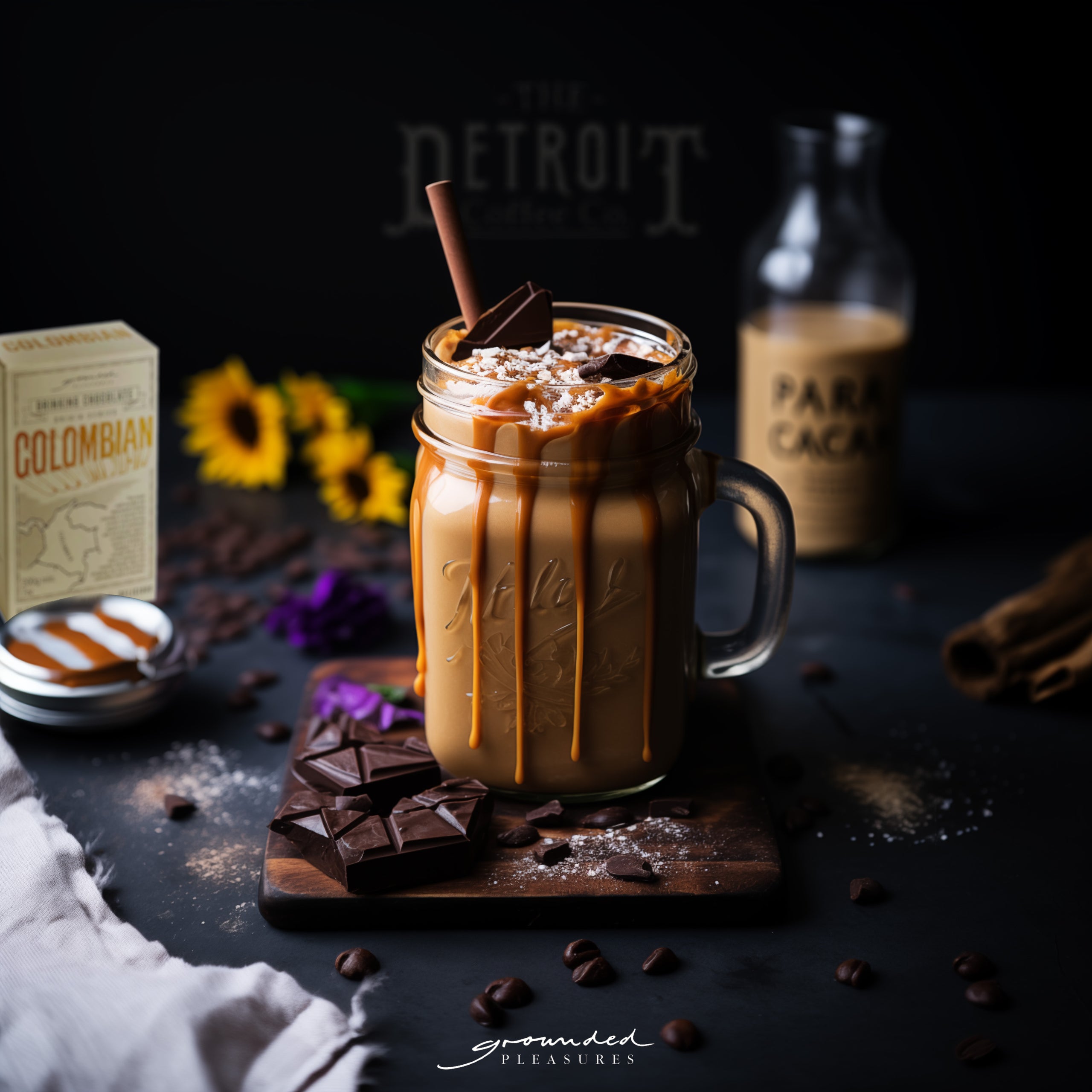 Salted Caramel Chocolate Milkshake | Screaming Mudlark Coffee Company